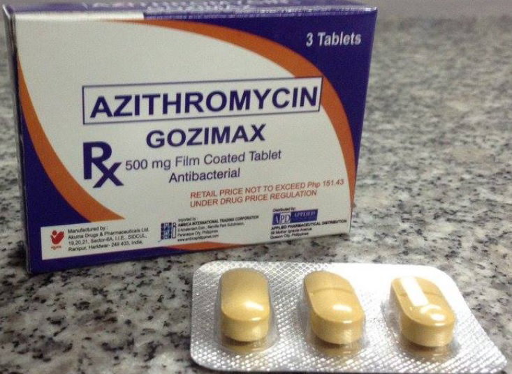 GOZIMAX Azithromycin 500mg Film-Coated Tablet 1's price in the ...