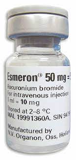 ESMERON Rocuronium Bromide 50mg / 5mL (10mg/ mL) Solution for IV ...