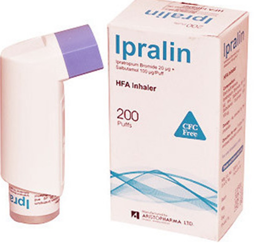 IPRALIN Ipratropium Bromide / Salbutamol Sulfate 20mcg / 100mcg per ...