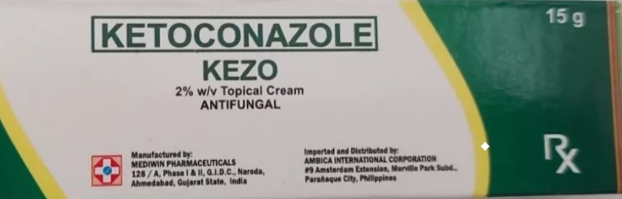 KEZO Ketoconazole 2.0% w/v Topical Cream 15g price in the Philippines ...