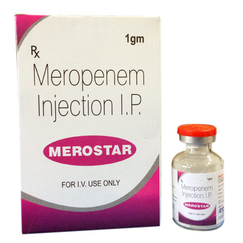 MEROSTAR Meropenem Trihydrate 1g Powder for IV Injection 1's price in ...