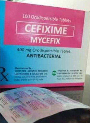 MYCEFIX Cefixime Trihydrate 400mg Orodispersible Tablet 100's price in ...