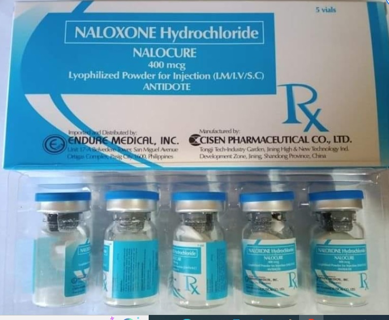 NALOCURE Naloxone Hydrochloride 400mcg Lyophilized Powder for IM/IV/SC ...