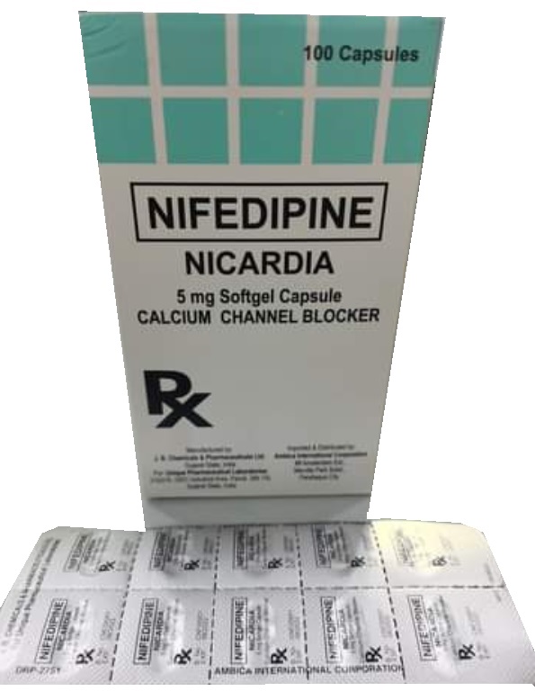 NICARDIA Nifedipine 5mg Softgel Capsule 100's price in the Philippines ...