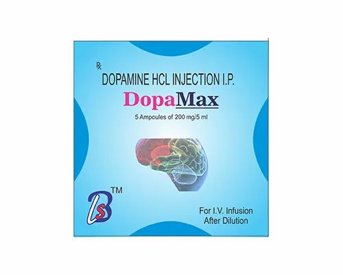 DOPAMAX Dopamine Hydrochloride 40mg / mL (200mg / 5mL) Powder for Injection 5mL 5's price in the ...