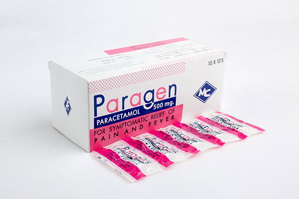 PARAGEN Paracetamol 500mg Tablet 100's price in the Philippines ...