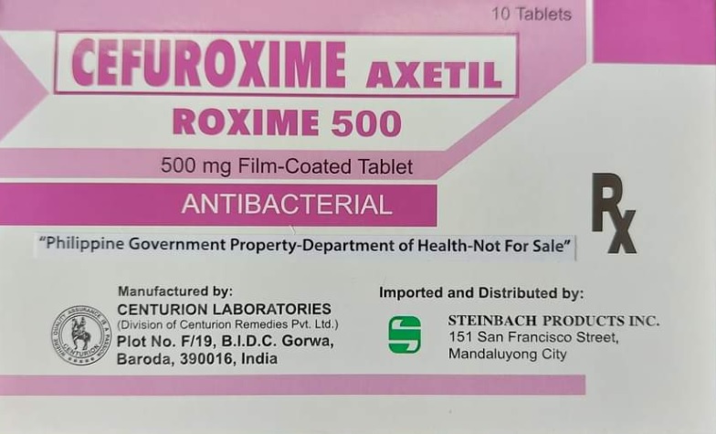 ROXIME 500 Cefuroxime Axetil 500mg Film-Coated Tablet 10's price in the ...