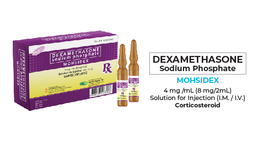 MOHSIDEX Dexamethasone Sodium Phosphate 4mg/ mL (8mg / 2mL) Solution ...