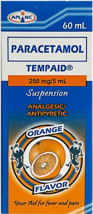 TEMPAID Paracetamol 250mg / 5mL Oral Suspension 60mL price in the ...
