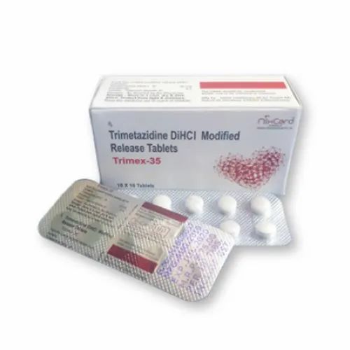 TRIMEX Trimetazidine Hydrochloride 35mg Film-Coated Tablet 100's price ...