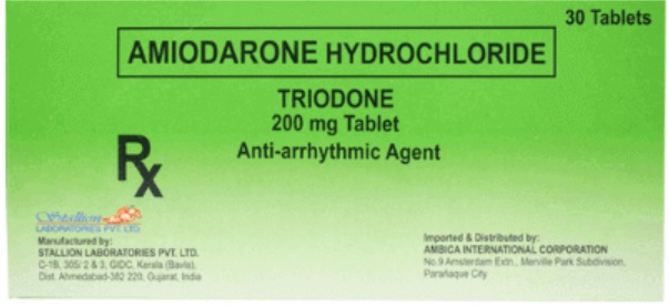 TRIODONE Amiodarone Hydrochloride 200mg Tablet 30's price in the ...