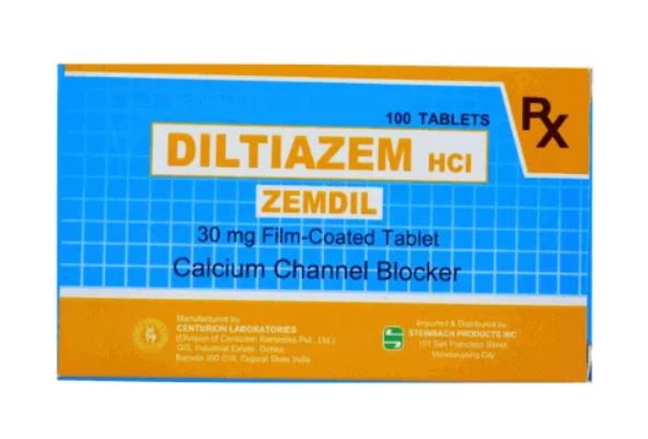 ZEMDIL Diltiazem Hydrochloride 30mg Film-Coated Tablet 1's price in the ...