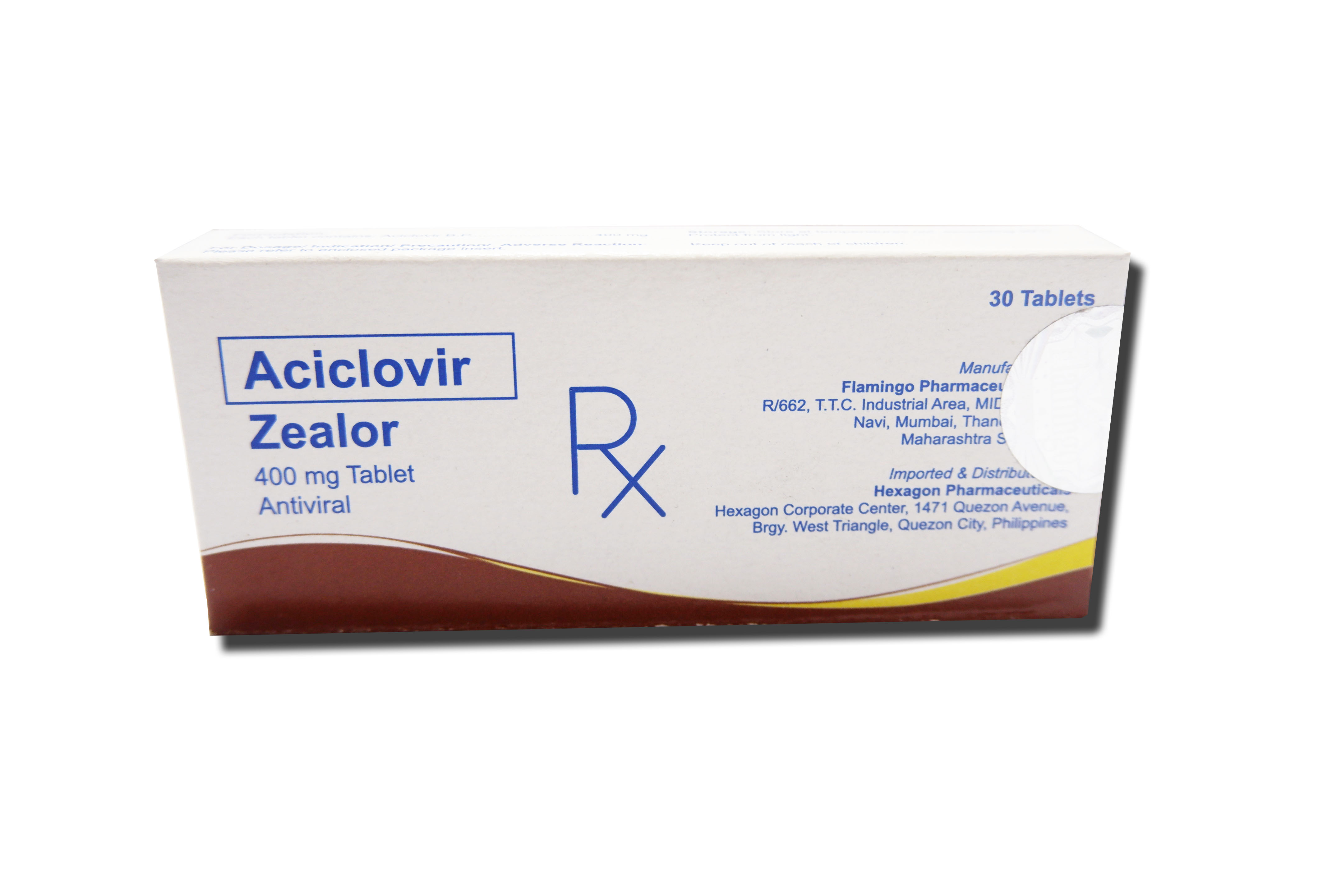 ZEALOR Aciclovir 400mg Tablet 30's price in the Philippines | MedsGo ...