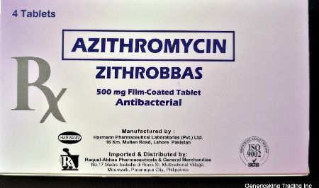 ZITHROBBAS Azithromycin 500mg Film-Coated Tablet 4's price in the ...