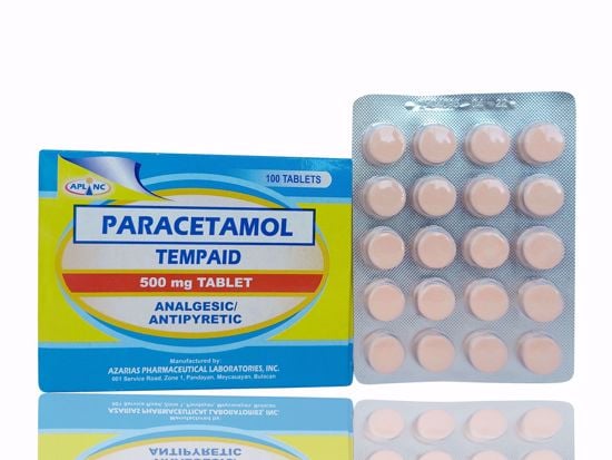 TEMPAID Paracetamol 500mg Tablet 100's price in the Philippines ...