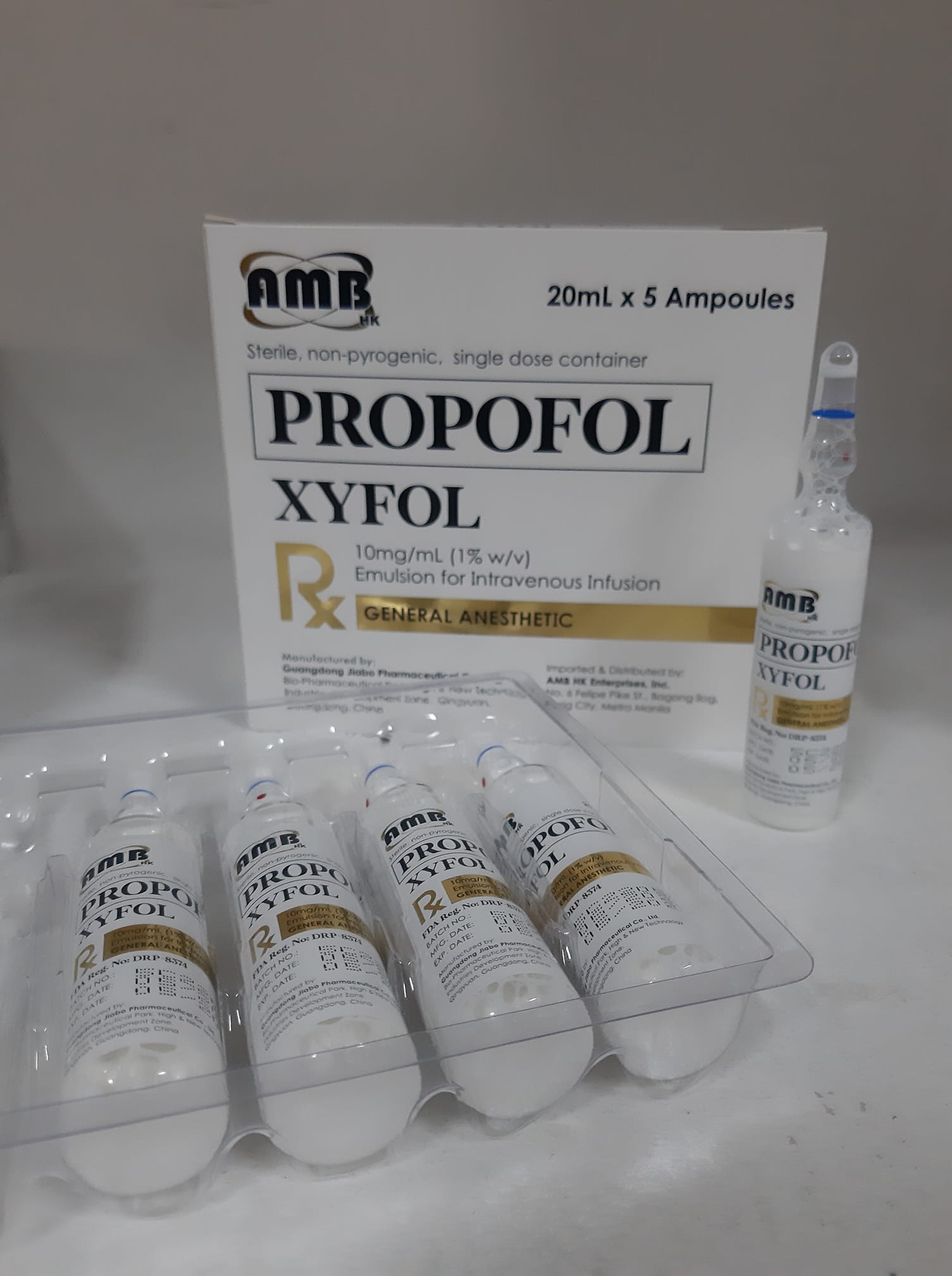 XYFOL Propofol 10mg /mL (1.0%) Emulsion for IV Infusion 10mL 5's price ...