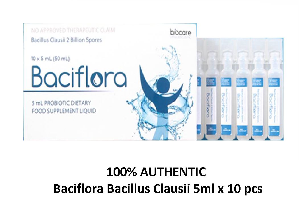 BACIFLORA Bacillus Clausii 2 Billion spores Probiotic Dietary Food ...
