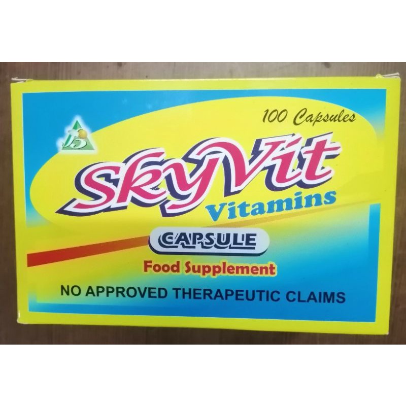 SKYVIT Vitamins Capsule 100's price in the Philippines | MedsGo Pharmacy