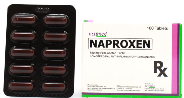 ACTIMED Naproxen Sodium 550mg Film-Coated Tablet 1's price in the ...