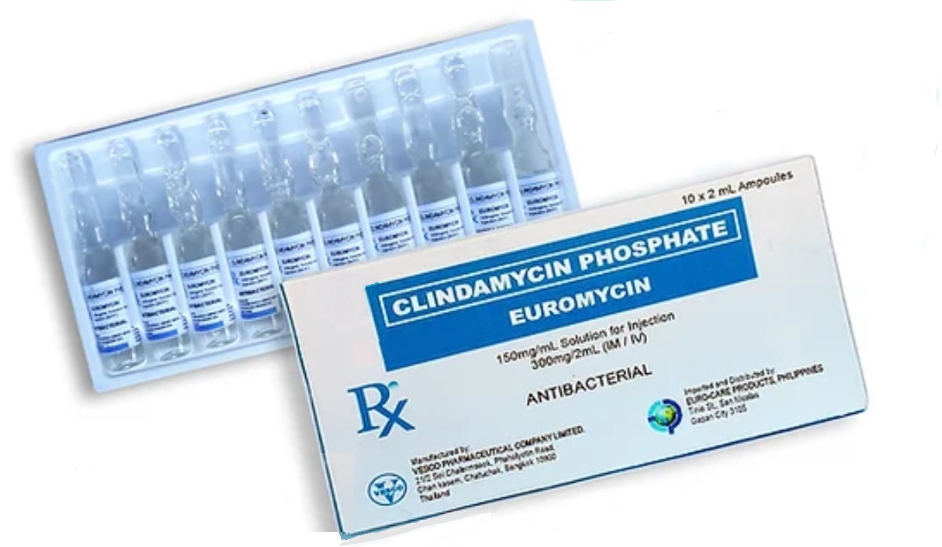 EUROMYCIN Clindamycin Phosphate 150 mg/mL Solution for IM/IV Injection ...