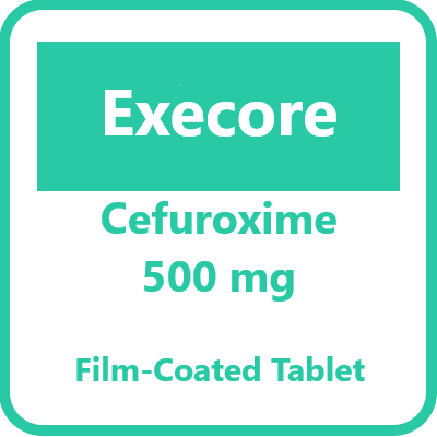 EXECORE Cefuroxime Axetil 500mg Film-Coated Tablet 100's price in the ...
