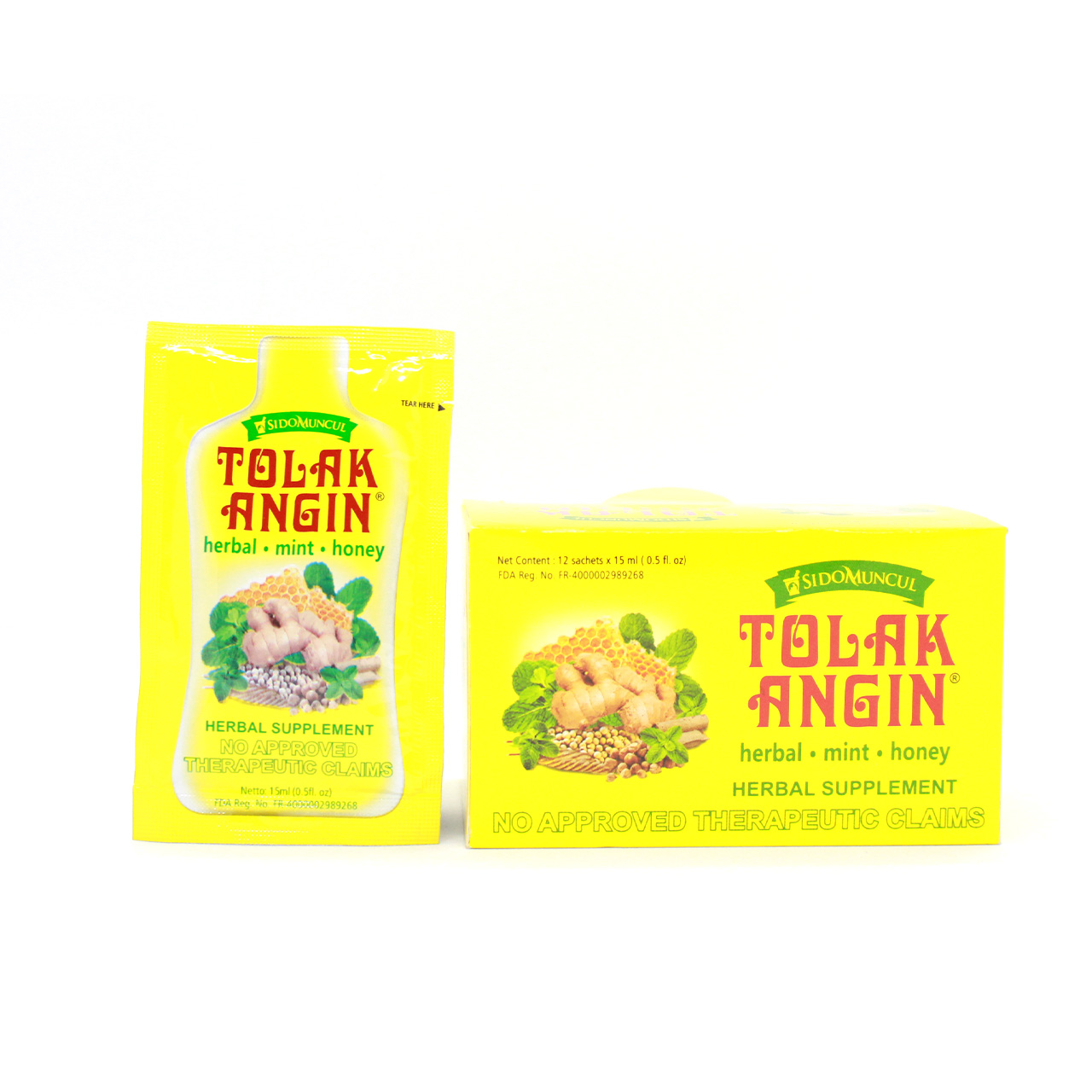 TOLAK ANGIN Ta Tolakangin Herbal / Mint / Honey Sachet 1's price in the ...