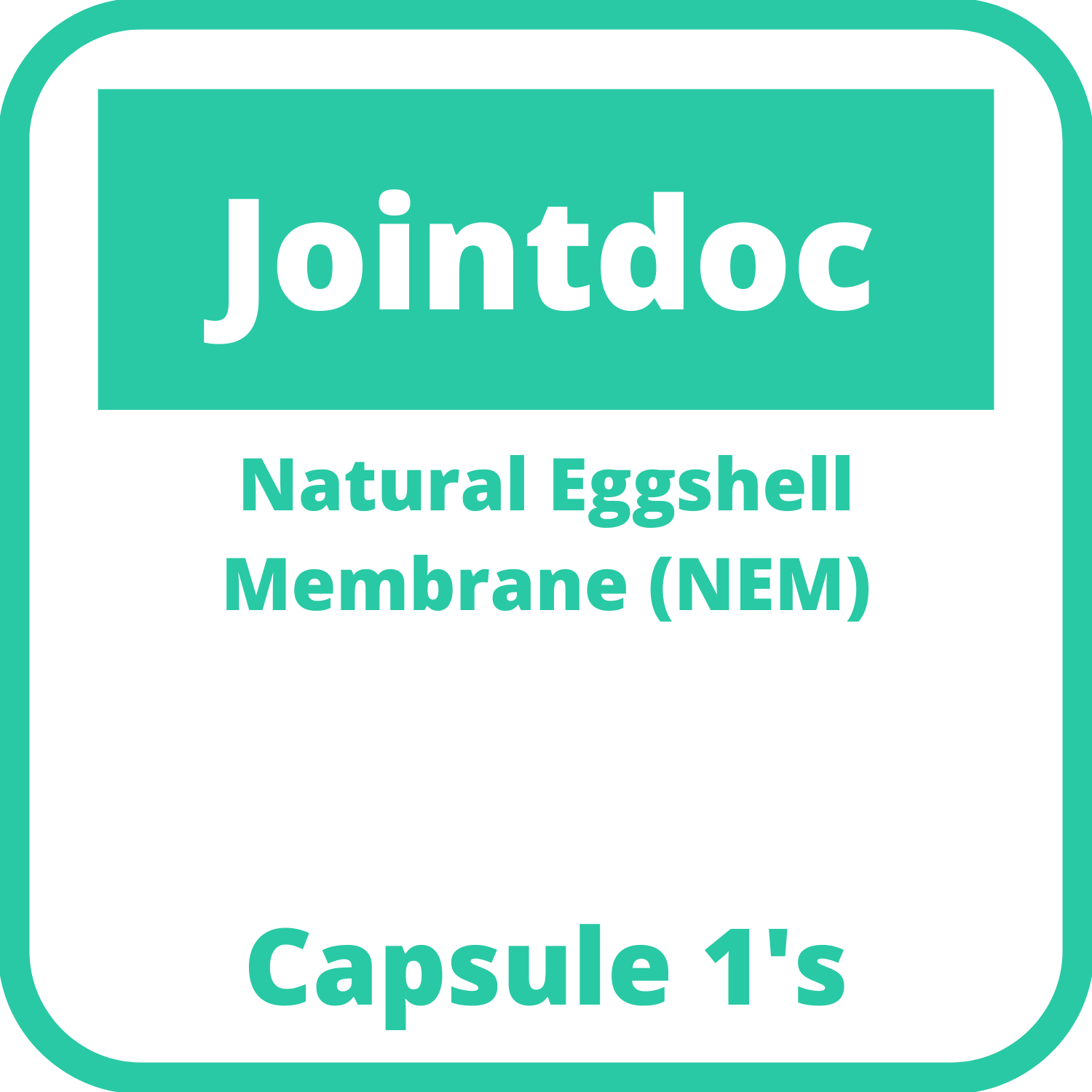 JOINTDOC Natural Eggshell Membrane (NEM) Capsule 1's price in the ...