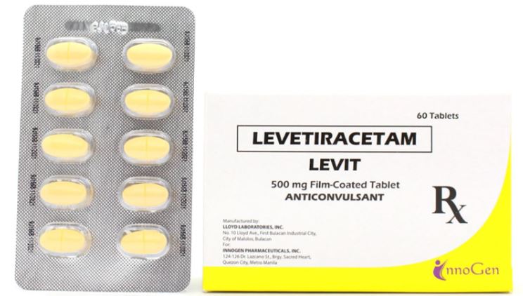 LEVIT Levetiracetam 500mg Film-Coated Tablet 1's price in the ...