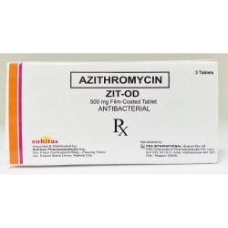 ZIT-OD Azithromycin 500mg Film-Coated Tablet 3's price in the ...