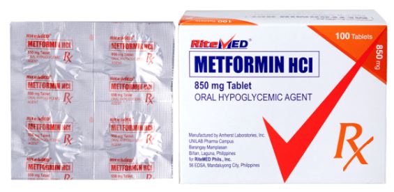 RITEMED Metformin Hydrochloride 850mg Tablet 1's price in the ...