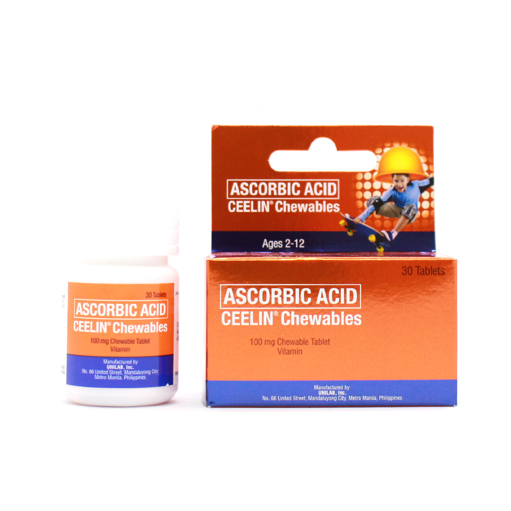 CEELIN Chewables Ascorbic Acid 100mg Chewable Tablet 1's price in the ...