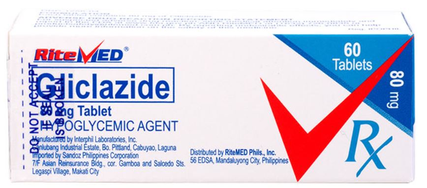 RITEMED Gliclazide 80mg Tablet 1's price in the Philippines | MedsGo ...