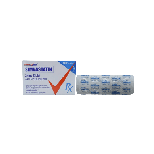 RITEMED Simvastatin 20mg Film-Coated Tablet 1's price in the ...
