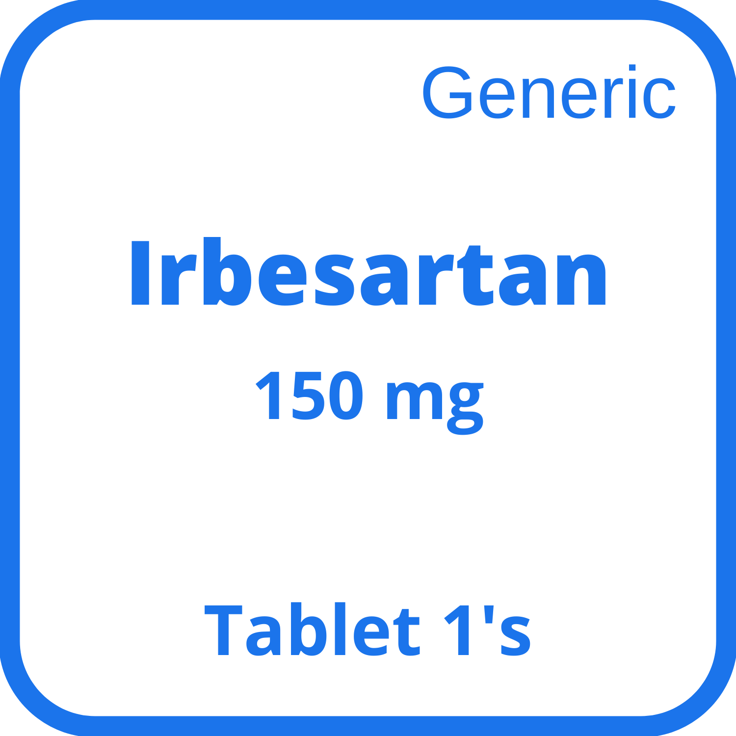 IRBE Irbesartan 150mg Film-Coated Tablet 1's price in the Philippines ...
