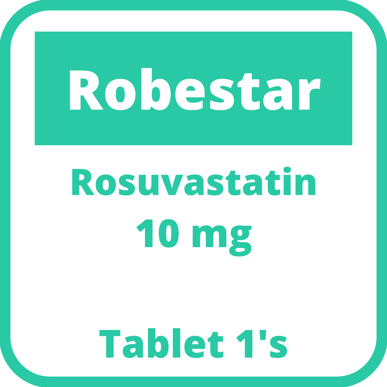 ROBESTAR Rosuvastatin 10mg Film-Coated Tablet 1's price in the ...