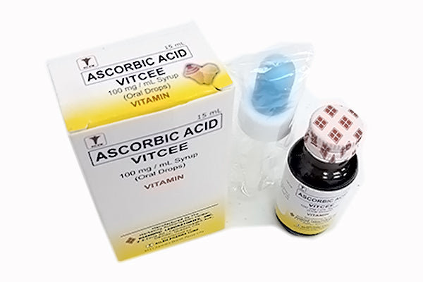 VITCEE Ascorbic Acid 100mg / mL Syrup (Oral Drops) 15mL price in the ...