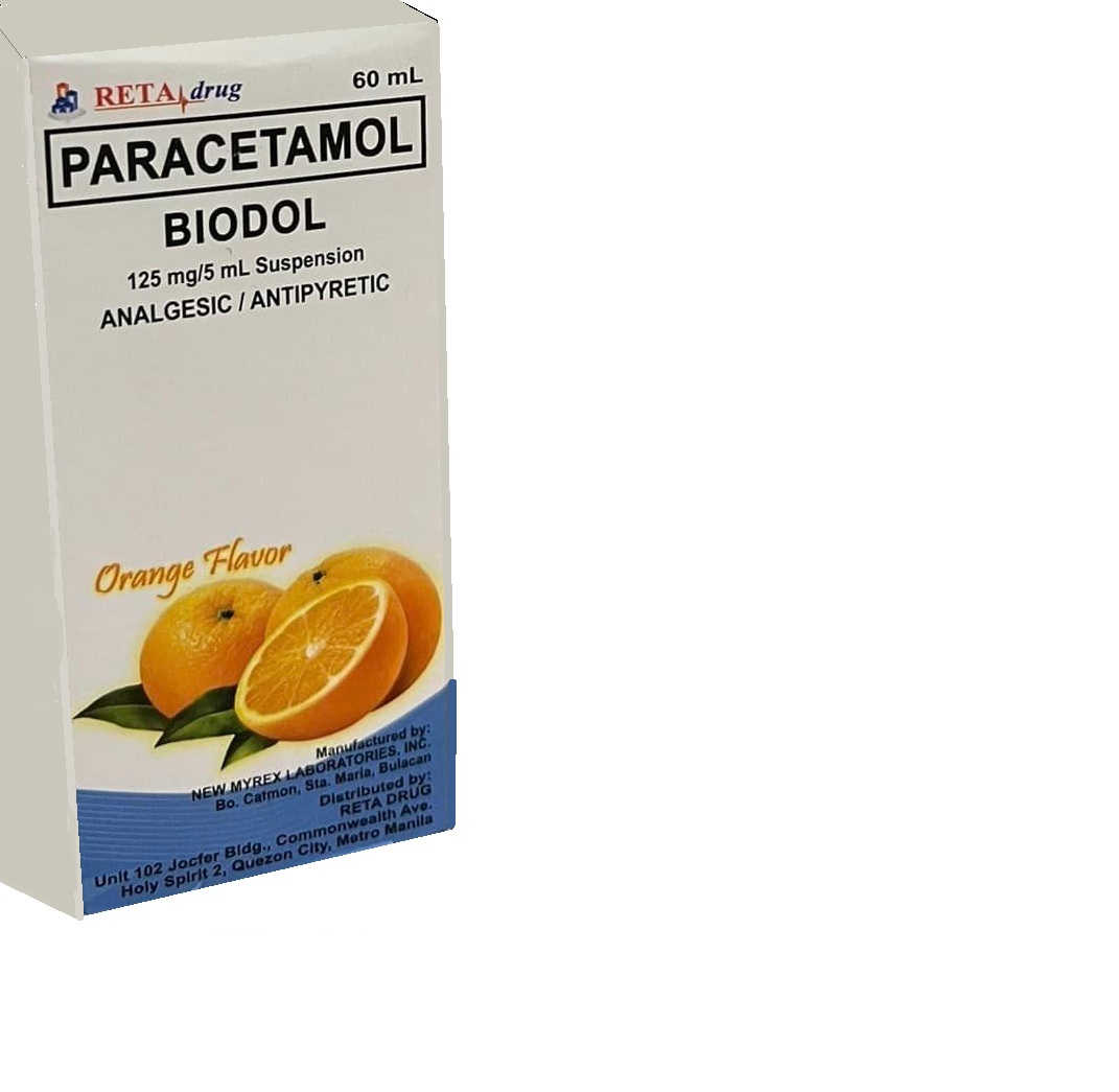 BIODOL Paracetamol 125mg / 5 mL Suspension 60mL Orange price in the ...