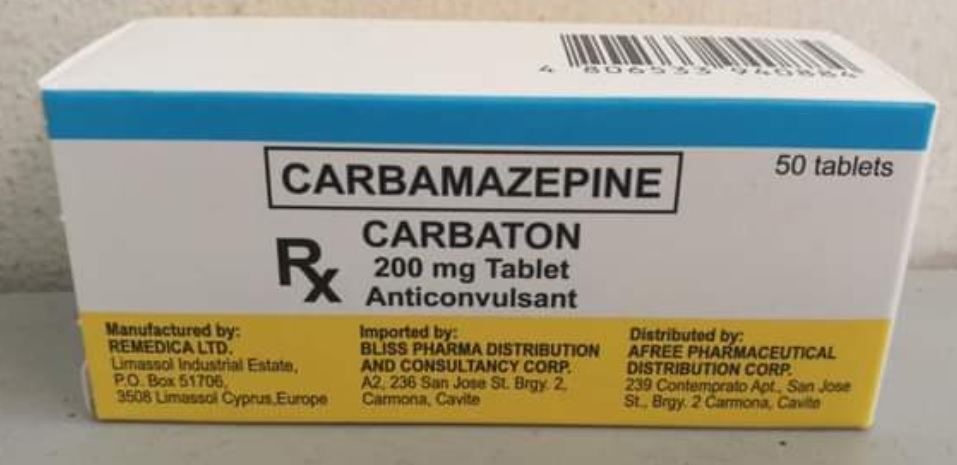 CARBATON Carbamazepine 200mg Tablet 50's price in the Philippines ...