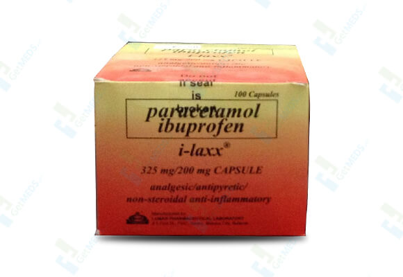 I-LAXX Ibuprofen / Paracetamol 325mg / 200mg Capsule 100's price in the ...