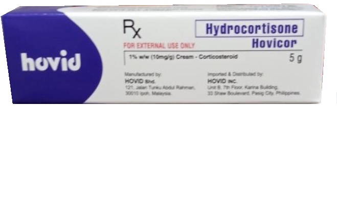 HOVICOR Hydrocortisone 1.0% (10mg / g) Cream 5g price in the ...
