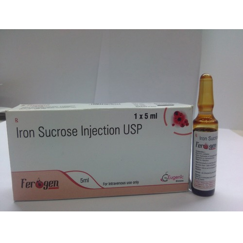 FEROGEN Iron Sucrose 20mg / mL (100mg / 5mL) Solution for IV Injection ...