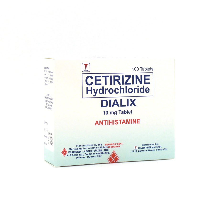 DIALIX Cetirizine Hydrochloride 10mg Tablet 1's price in the ...
