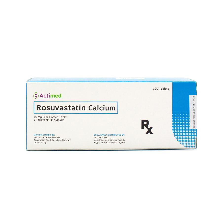 ACTIMED Rosuvastatin Calcium 10mg Film-Coated Tablet 30's price in the ...