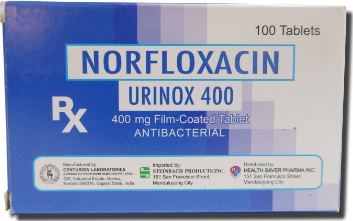 URINOX 400 Norfloxacin 400mg Film-Coated Tablet 100's price in the ...