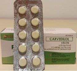 VELON Carvedilol 6.25mg Tablet 30's price in the Philippines | MedsGo ...