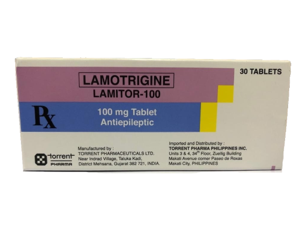LAMITOR-100 Lamotrigine 100mg Tablet 1's price in the Philippines ...