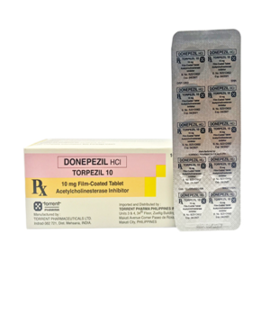 TORPEZIL 10 Donepezil Hydrochloride 10mg Film-Coated Tablet 1's price ...