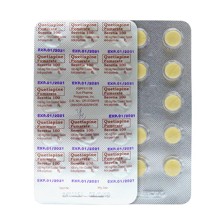 SEROTIA 100 Quetiapine Fumarate 100mg Film-Coated Tablet 1's price in ...