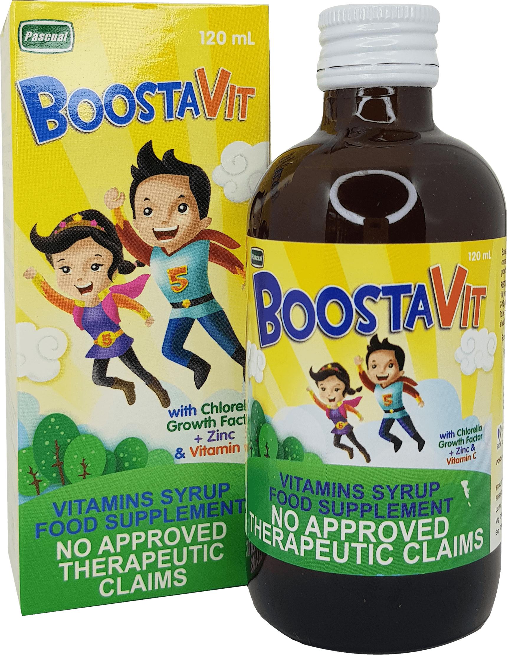 BOOSTAVIT Vitamins / Chlorella Growth Factor / Lysine / Taurine / Zinc ...