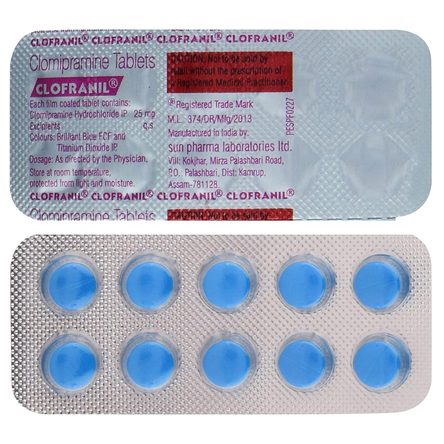 CLOFRANIL Clomipramine 25mg Film-Coated Tablet 1's price in the ...